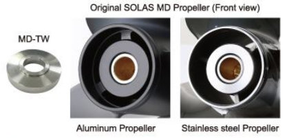 Mercury 115hp Propellers, 2 Stroke 15 Spline | Solas [Charts]