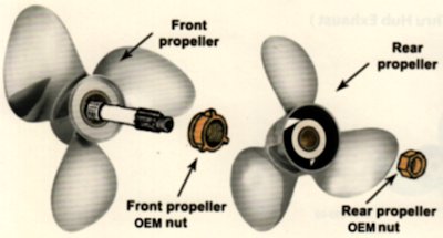 Volvo Penta Aquamatic DuoProp Propellers, DP290 27&19 Spline | Solas ...