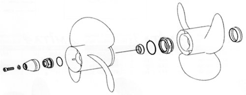 Yanmar ZT370 Drive Propellers, Dual Drive | Solas [Charts]