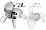 Mercruiser Bravo III (Dual) Propellers, Bravo Three - prop charts